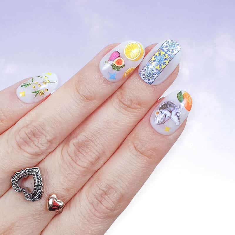 Italian Renaissance Nailart And Naildecal | Hera Nail Lounge